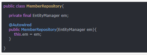 이렇게 긴 코드를 @RequiredArgsConstructor로 쉽게 구현할 수 있다는 것이다.