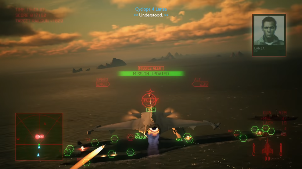 Ace Combat Zero: 유니티로 구현하기 #6 : UI (1) - 3인칭 HUD