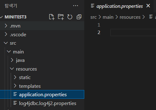 VS Code에서 Spring Boot 프로젝트 생성 가이드 (2) - application.yml 설정, 환경 분리