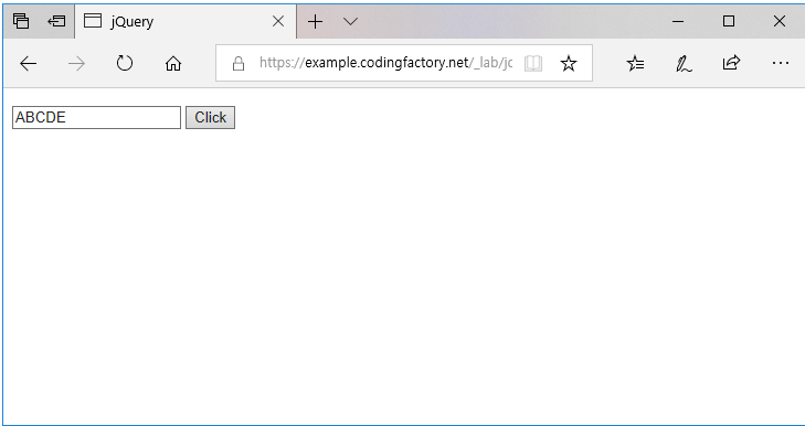 [jQuery] Method / .val() - 양식(form)의 값을 가져오거나 값을 설정하는 메소드 / getElementById를 jQuery로 바꿔보자
