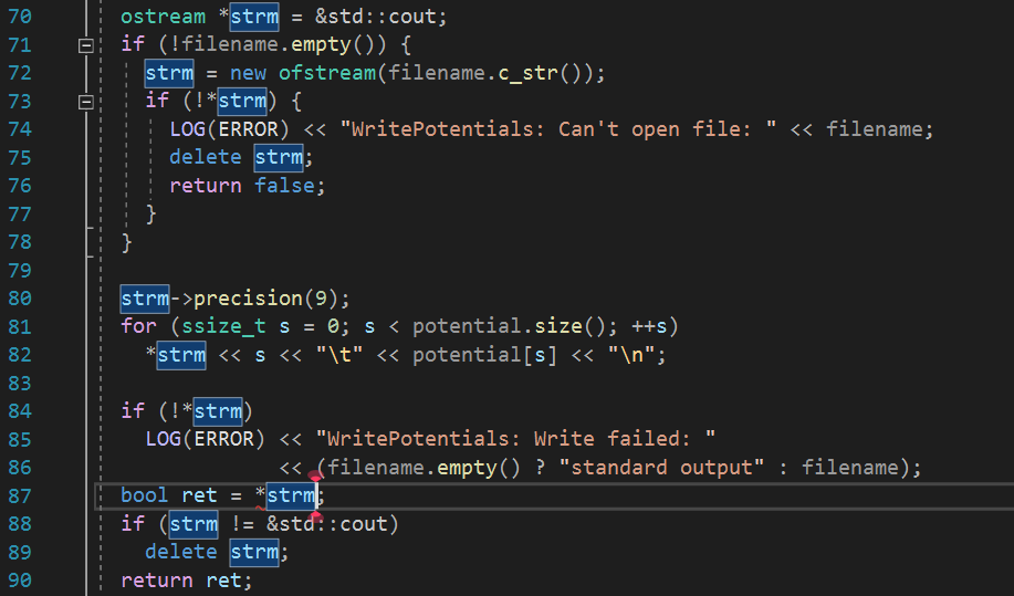 Error C2440 initializing Cannot Convert From std ostream To bool 