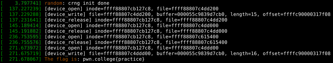 [pwn.college] Kernel Security 1.0~3.1