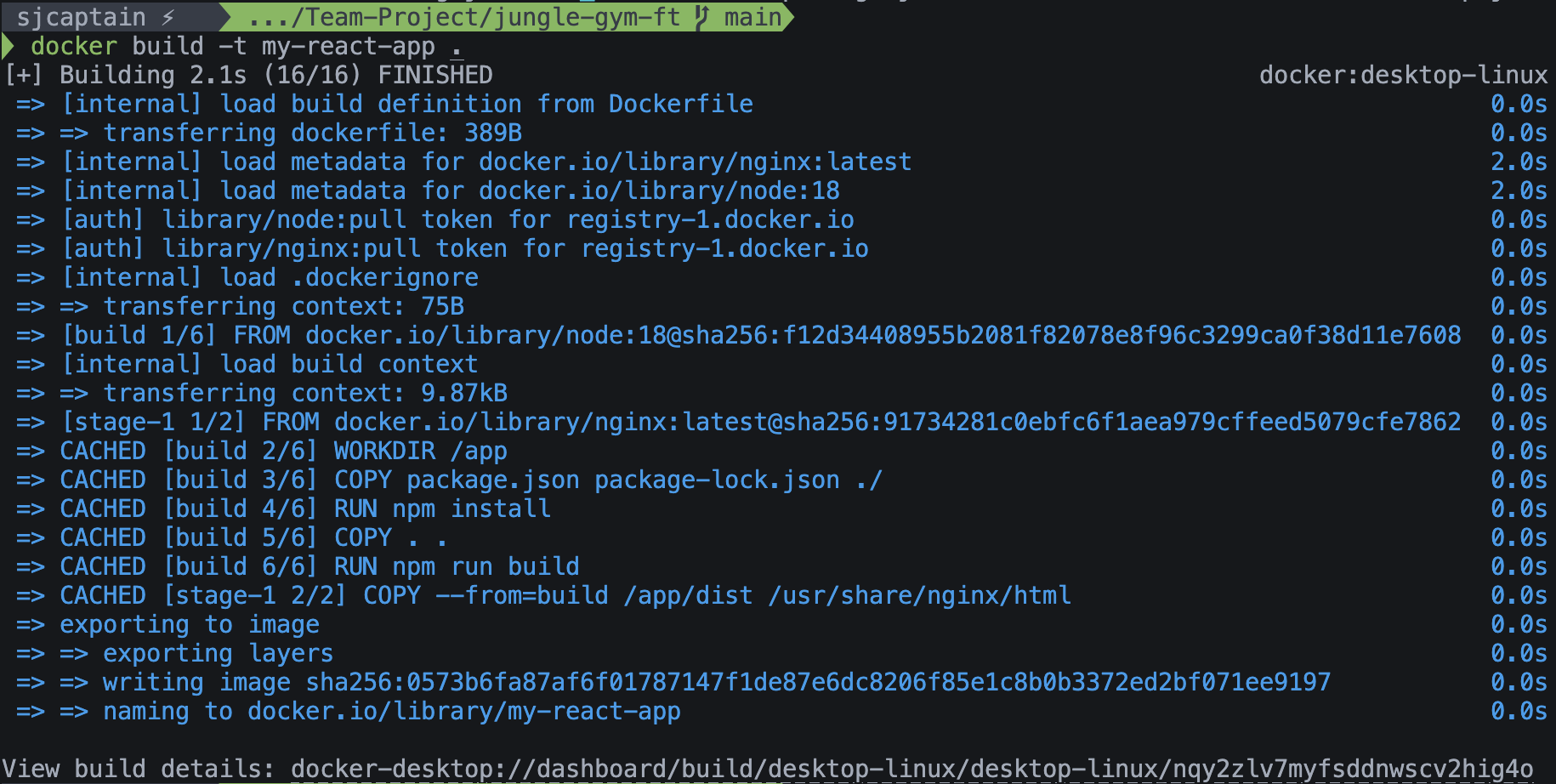 🚀 React + Vite 프로젝트를 Docker로 배포하는 방법