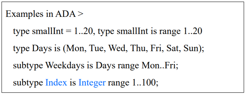 [Programming Language Week2] Data type, Specification, Type Checking ...