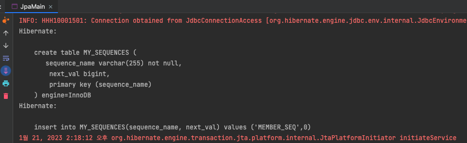 JPA 엔티티티티 매핑