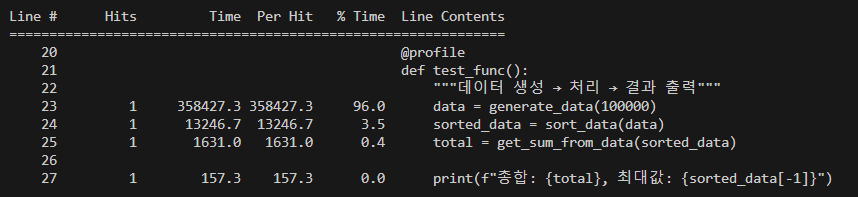 🔨[개발] 프로파일링 (feat. python)