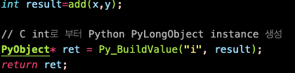 [python] C Library 사용, 'C'로 된 '모듈'만들기