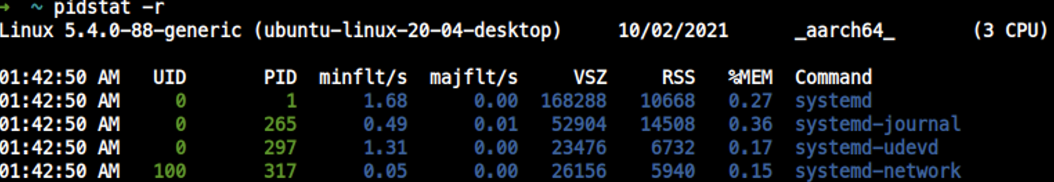 $ iostat, $ iotop, $ pidstat : I/O 모니터링