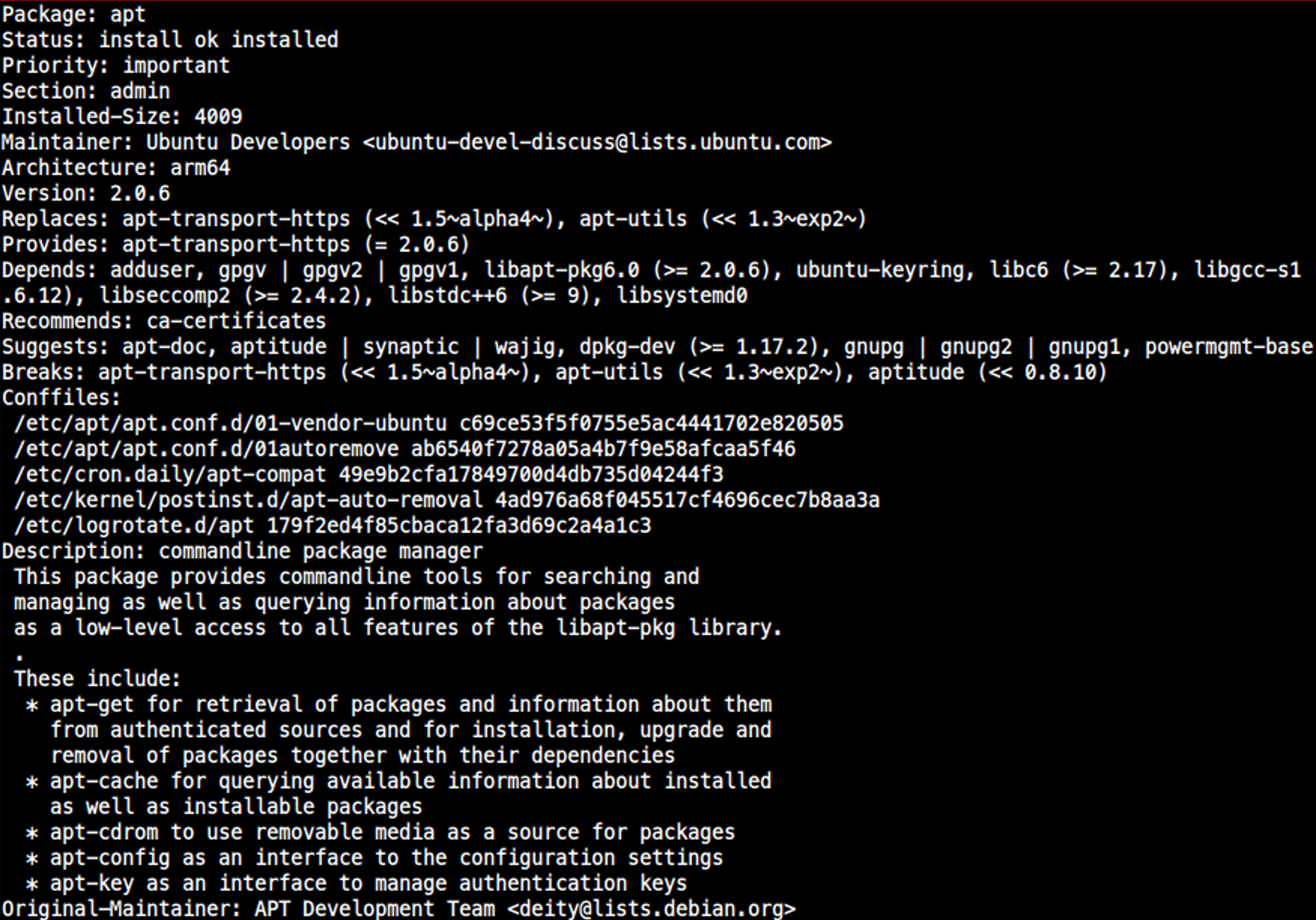 apt 패키지 저장소, apt, dpkg