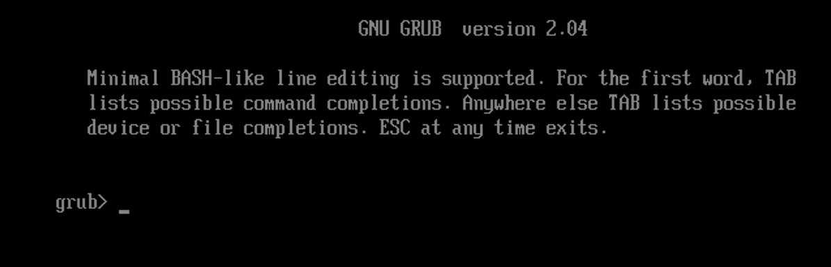 2-1. GRUB 설치, 수정, recovery mode