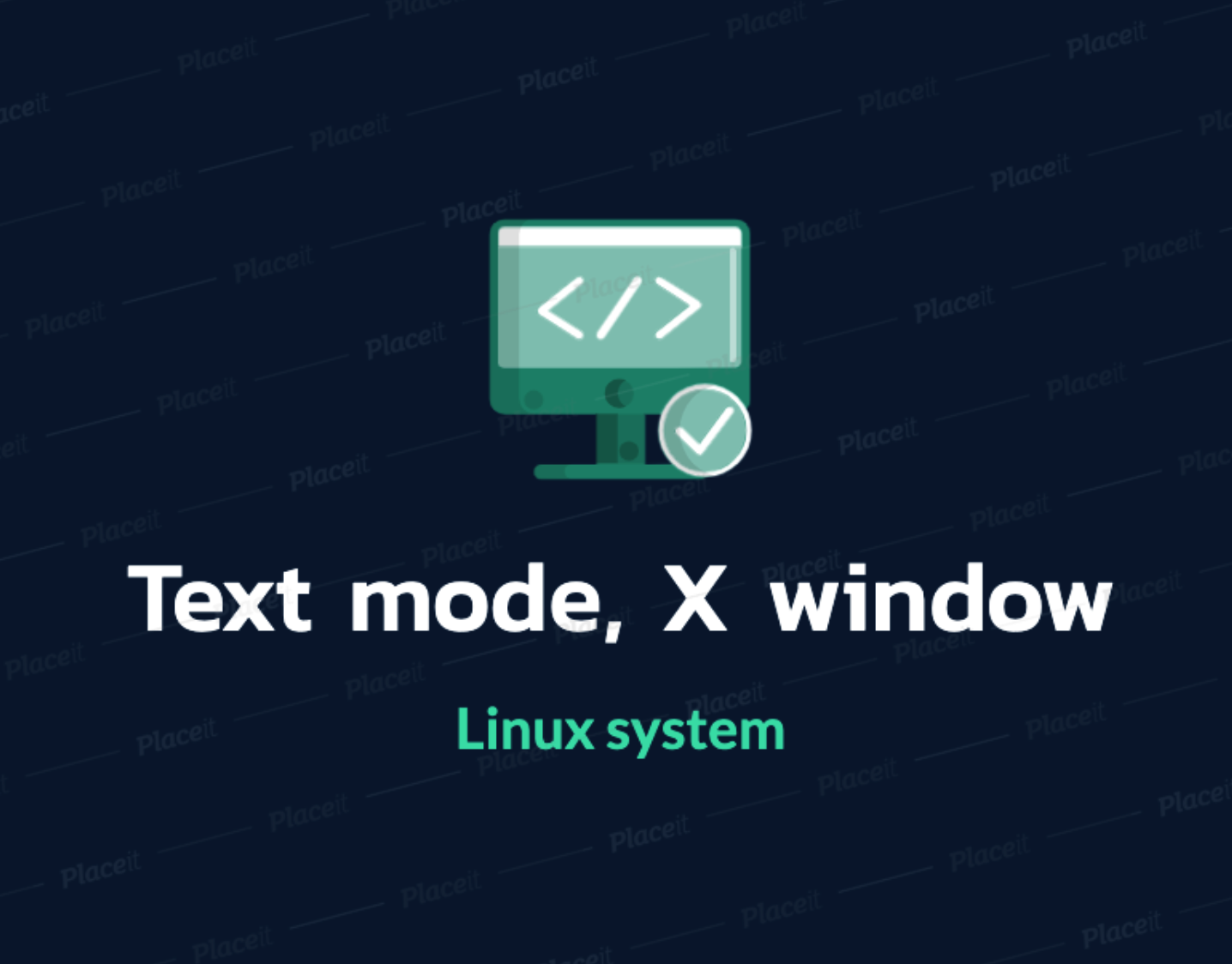 Text Mode X Window