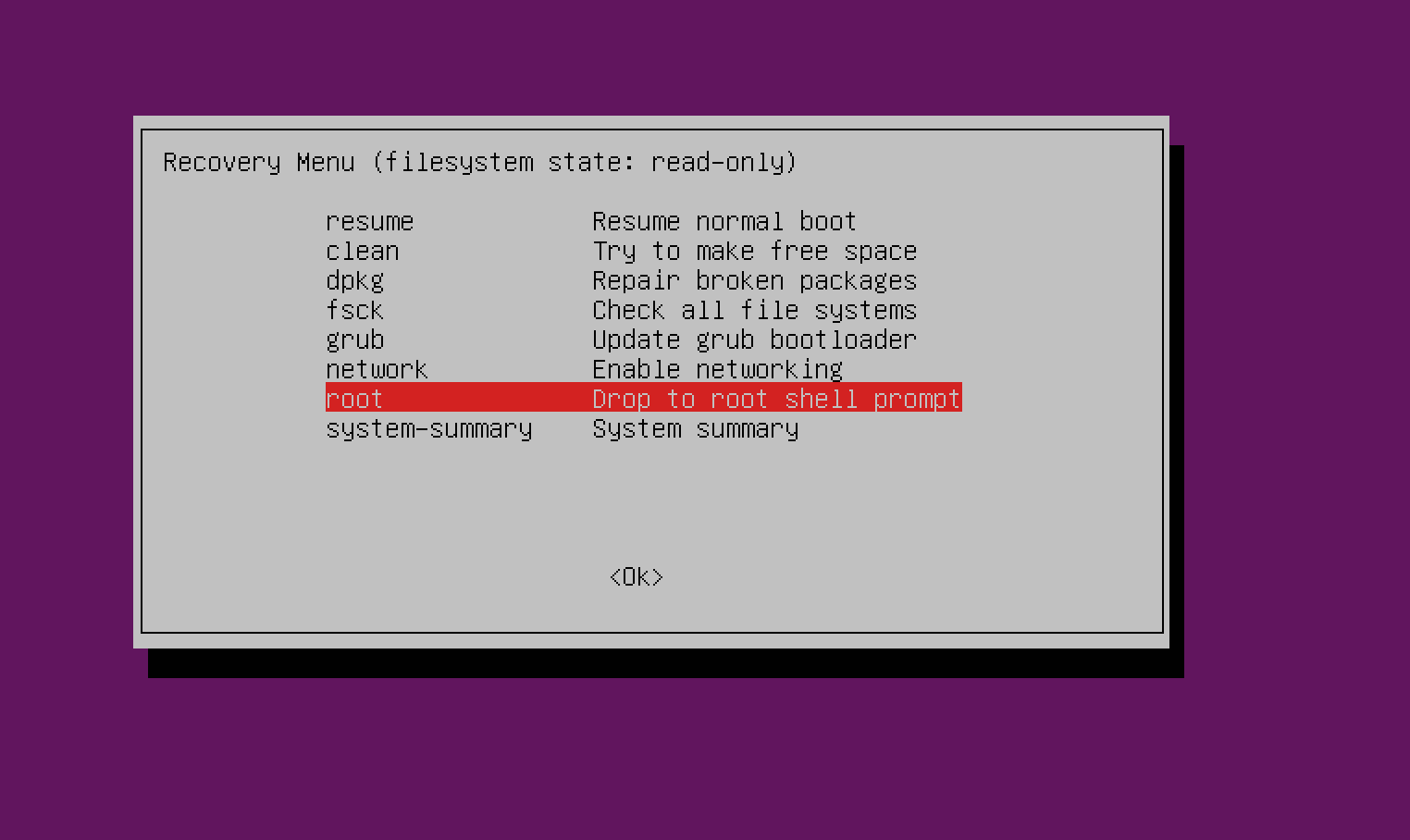 2-1. GRUB 설치, 수정, recovery mode