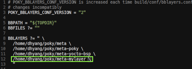 yocto - layer