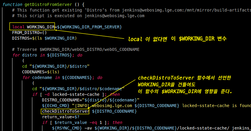 export / set / unset / declare / typeset