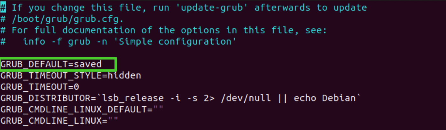 2-1. GRUB 설치, 수정, recovery mode