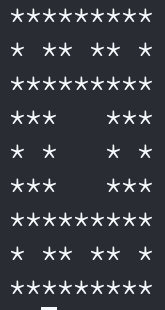 [Swift] 재귀 BOJ 2447 별 찍기