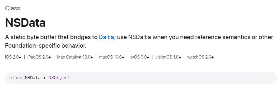 [iOS] NSData, NSDataAsset