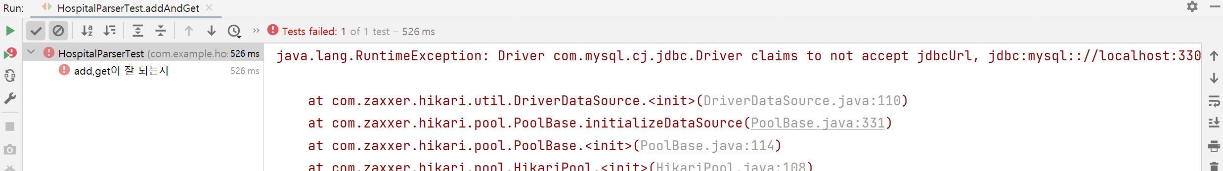 Java Lang Runtimeexception Driver Com Mysql Cj Jdbc Driver Claims To Not Accept Jdbcurl Jdbc