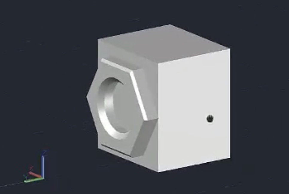 [AutoCAD] 5-2강 - fillet/chamfer (3D) / 3DRotate / 3DAlign / 3DMirror ...