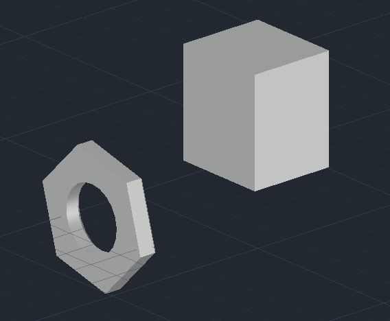 [AutoCAD] 5-2강 - fillet/chamfer (3D) / 3DRotate / 3DAlign / 3DMirror ...