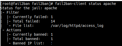 [CentOS 7] fail2ban apache DoS 설정