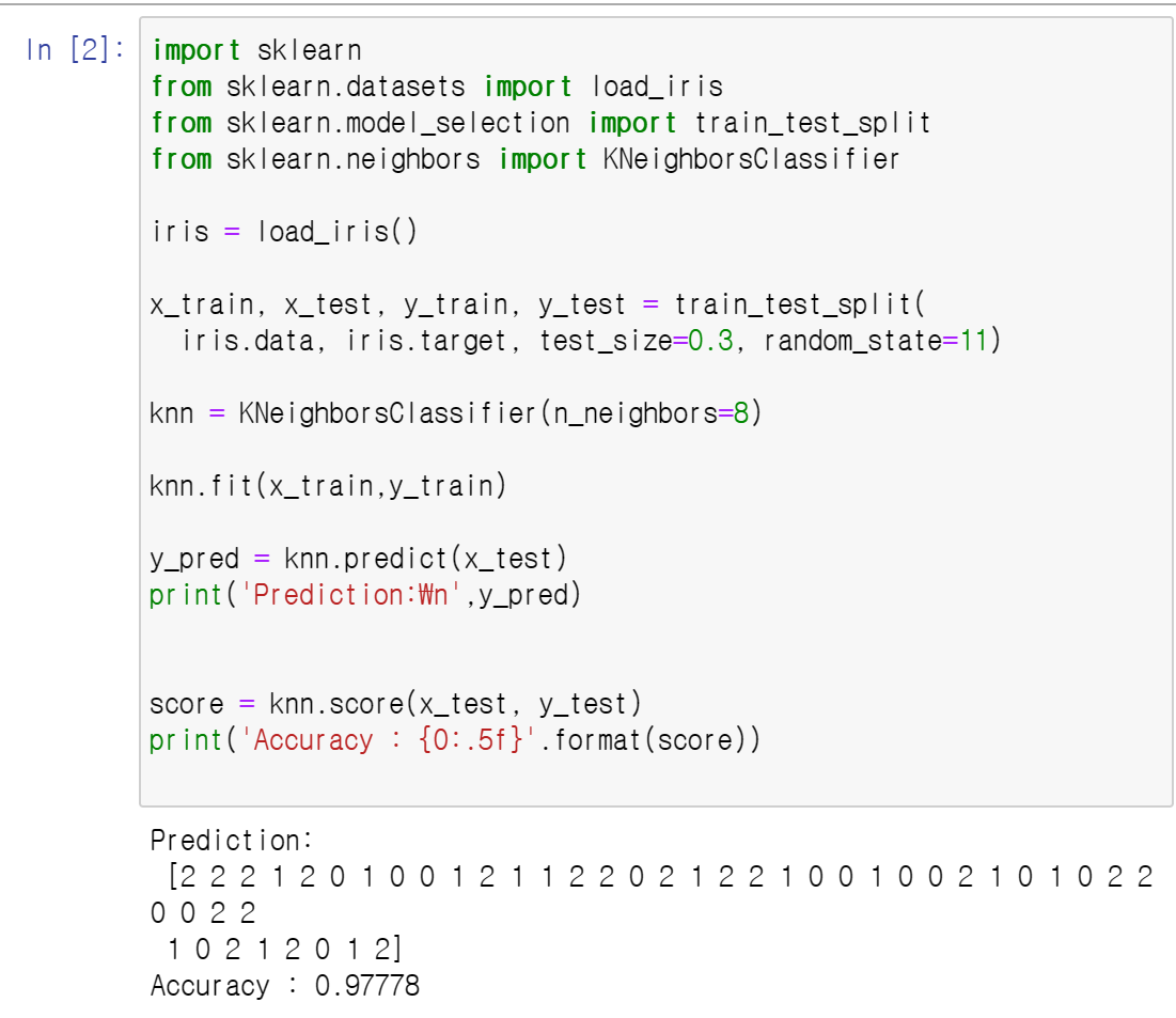2. Scikit-Learn 라이브러리