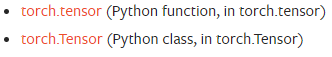 torch.Tensor와 torch.tensor의 차이