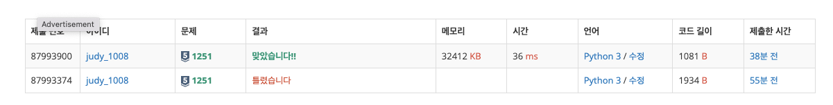 [Baekjoon] #1251 (단어 나누기)