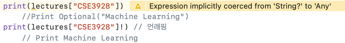 [Swift] Collection Type - Dictionary