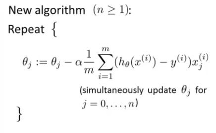 [Machine Learning] Gradient Descent for Multiple Variables