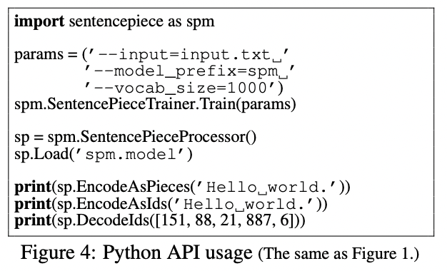 SentencePiece: A simple and language independent subword tokenizer and detokenizer for Neural ...