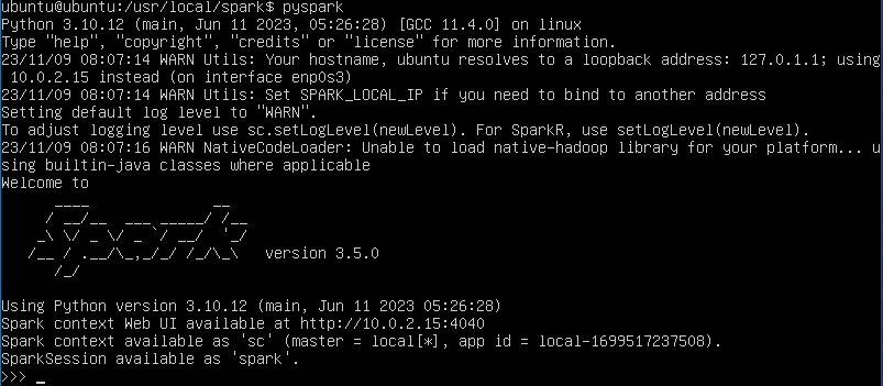 Linux.2 Spark 설치 및 설정