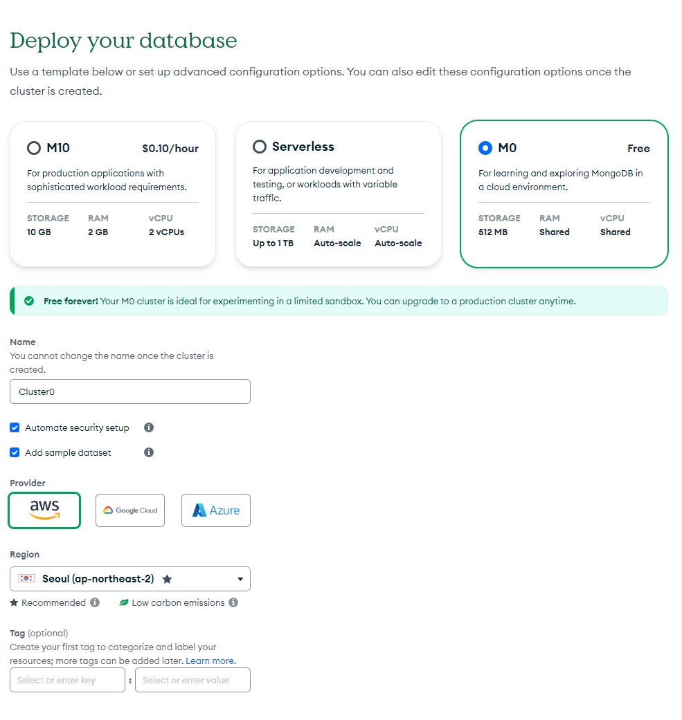 [Mongodb] mongo altars