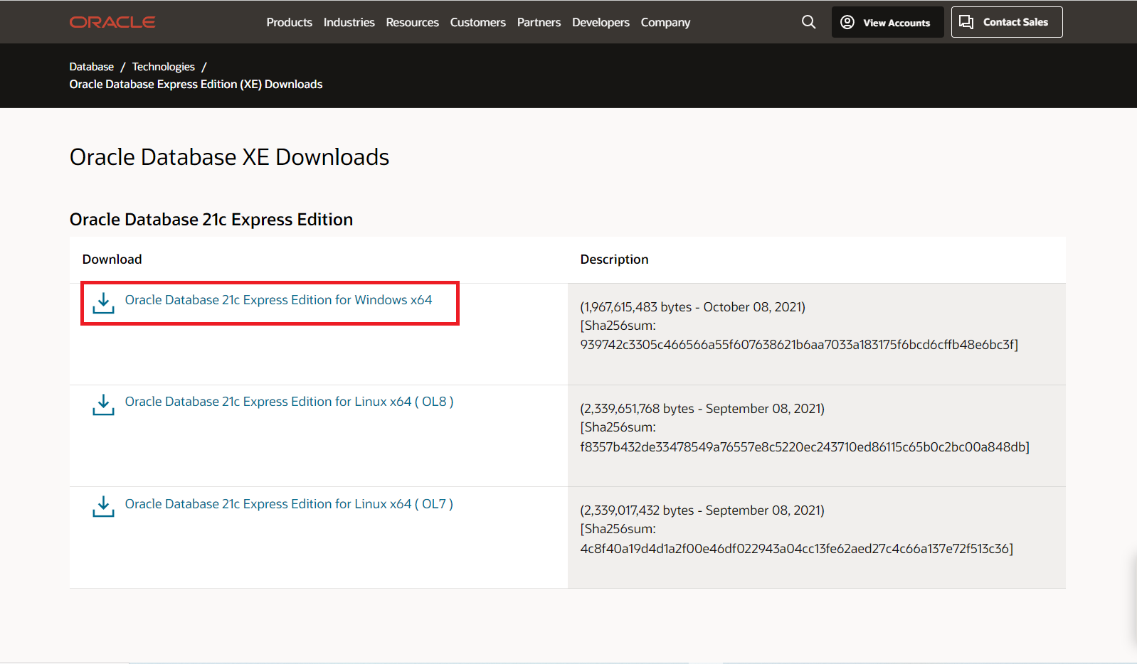 [DataBase] 오라클DB 설치하기