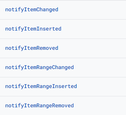 [Android/Kotlin] DiffUtil을 이해하고 NotifyDataSetChanged() 를 대체해보자
