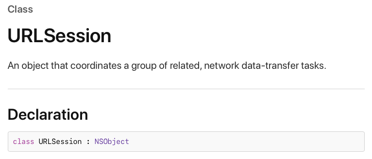 URLSession, URLSessionConfiguration, URLSessionTask