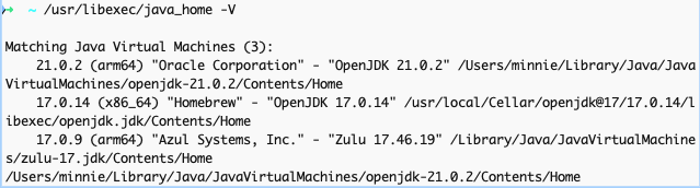 [mac] open jdk 17 설치하기