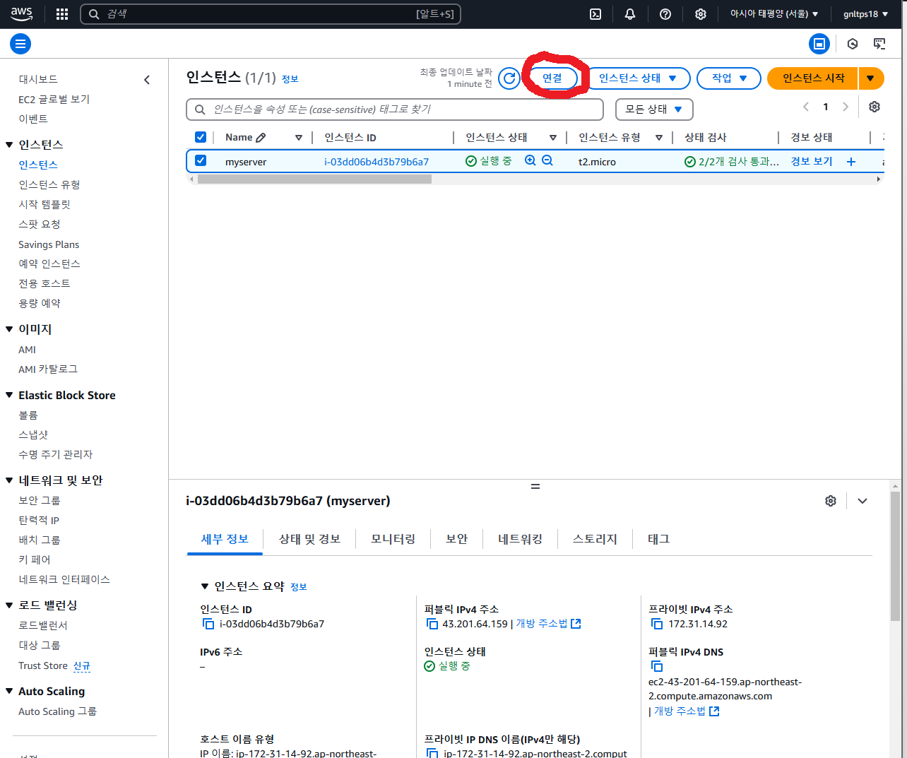 EC2 접속 및 환경설정