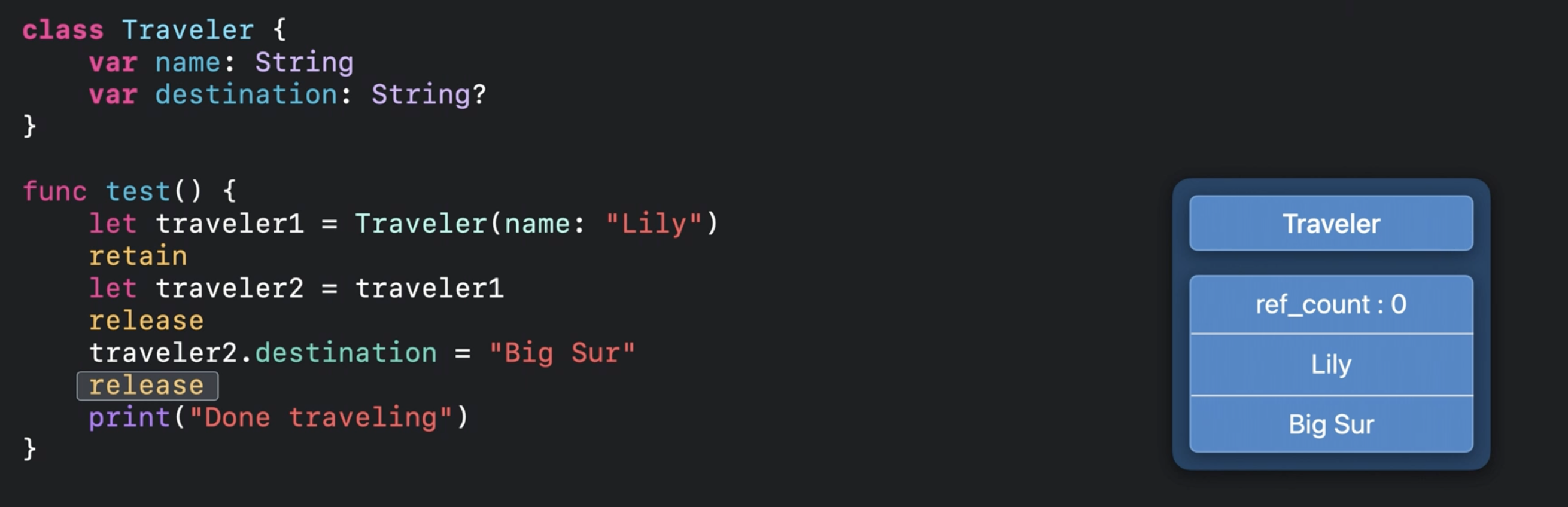 [Swift] ARC(Automatic Reference Counting)