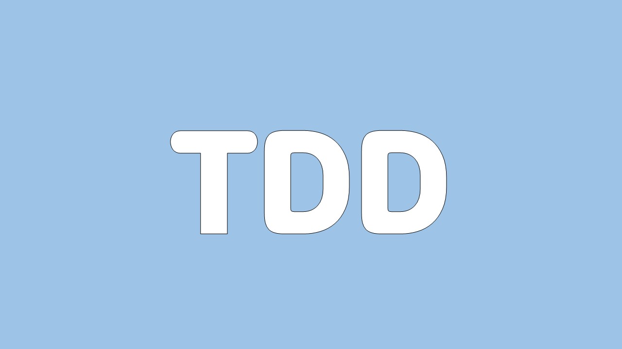 [tdd] Tdd란 무었인가 Tdd 예제코드
