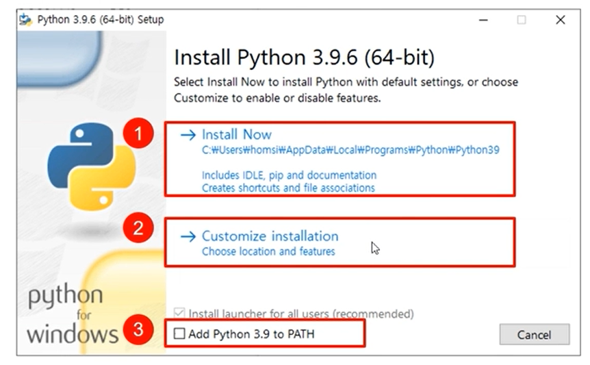 python pycharm 설치