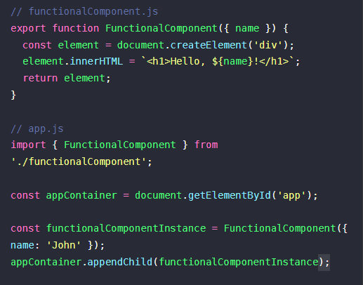 JS - Component JS - Component