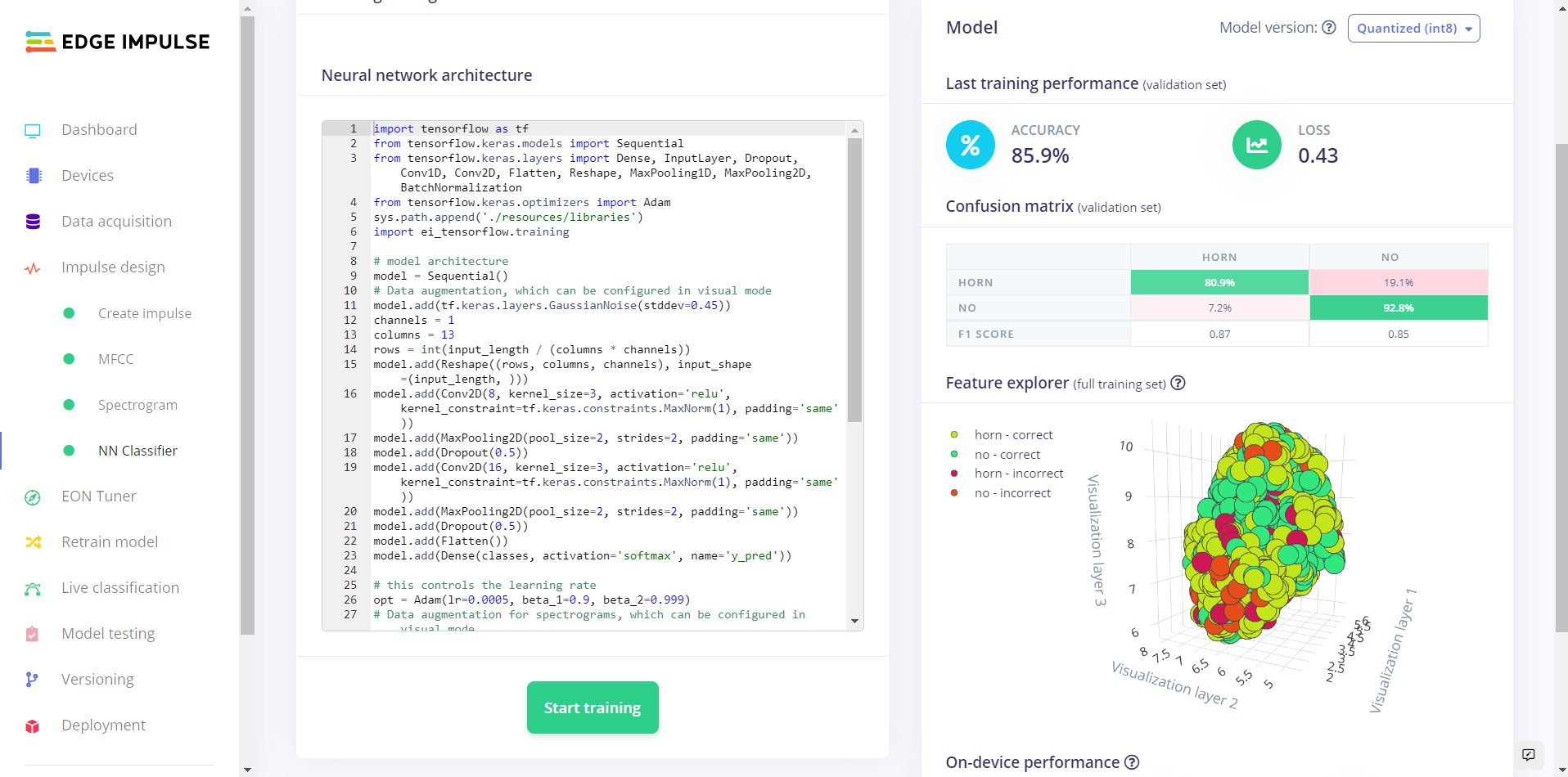 TinyML 개발을 위한 Edge Impulse 사용기