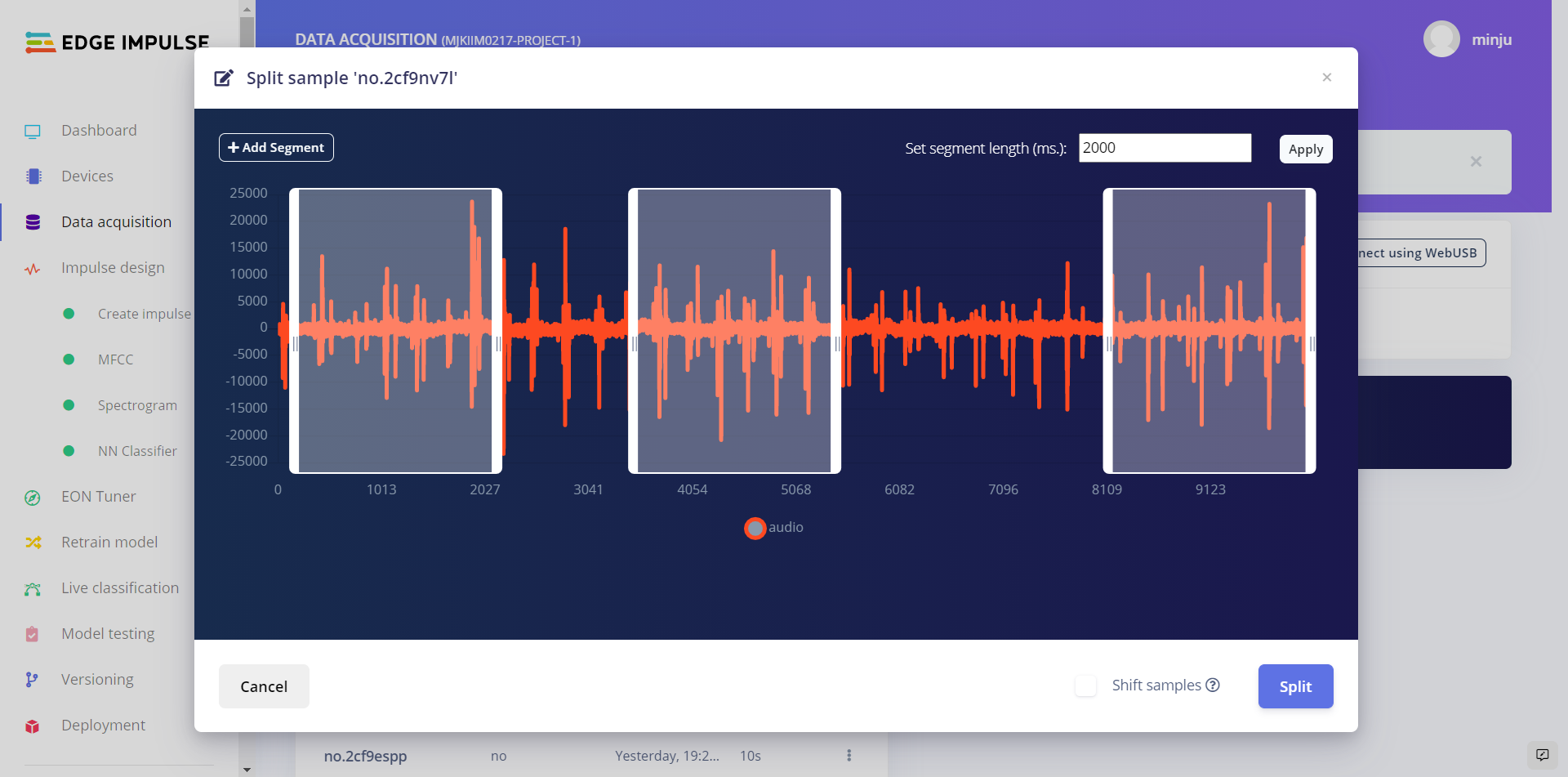 TinyML 개발을 위한 Edge Impulse 사용기