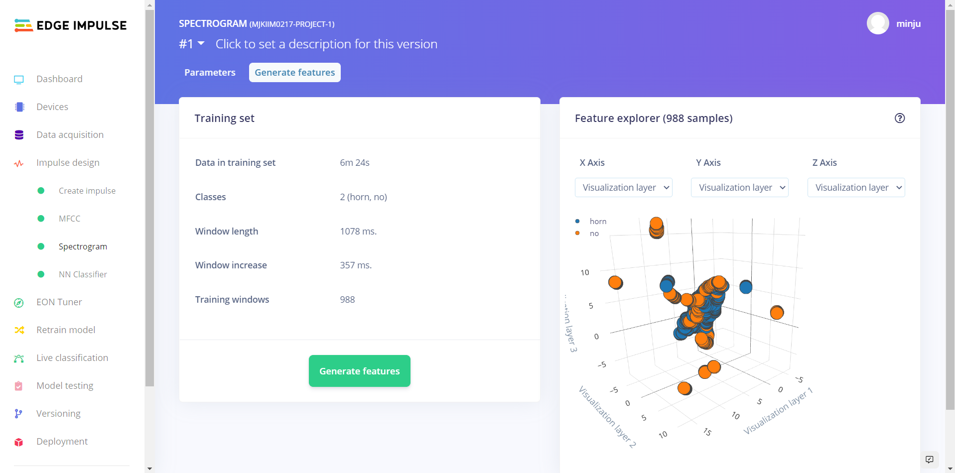 TinyML 개발을 위한 Edge Impulse 사용기