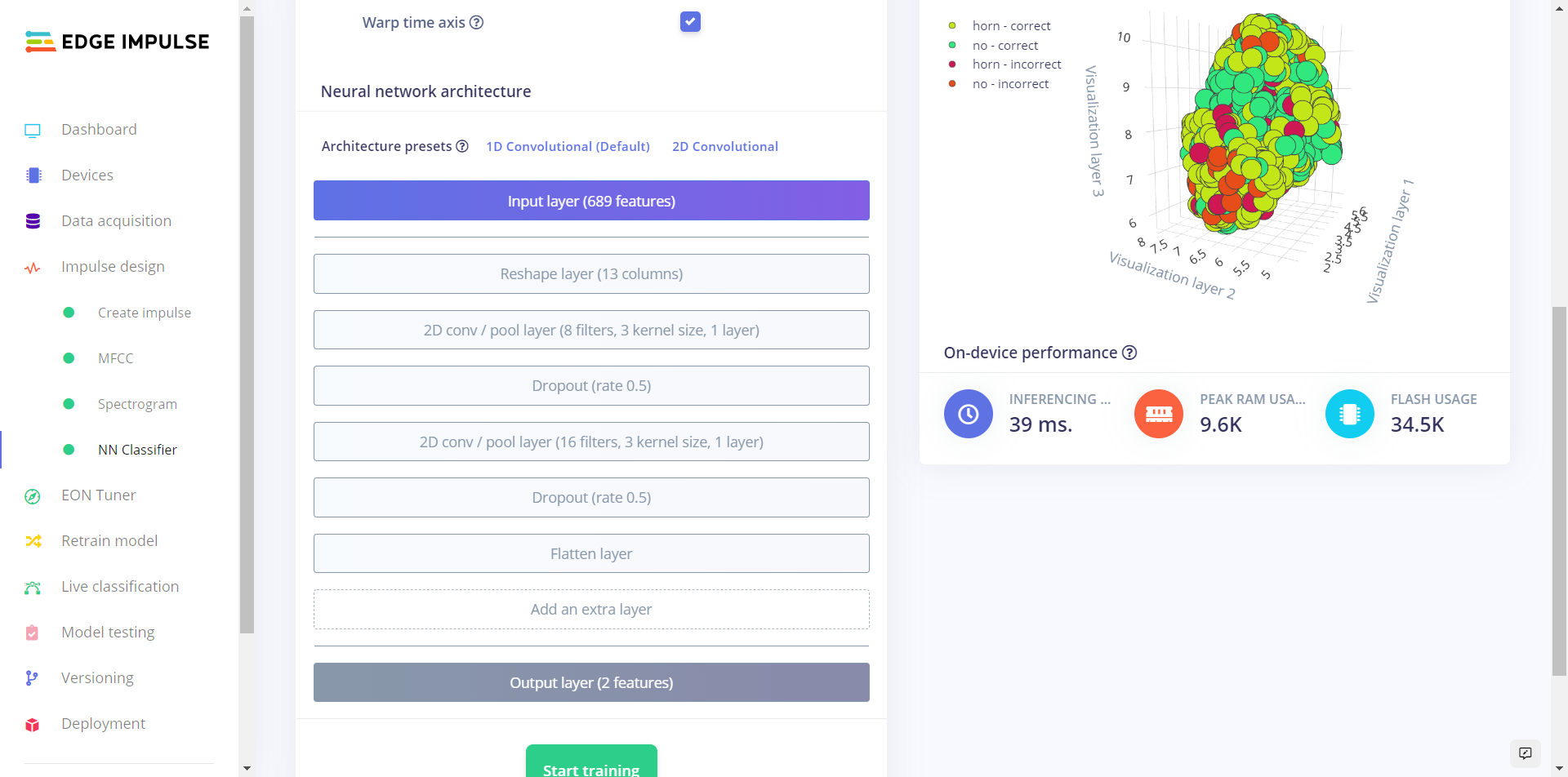 TinyML 개발을 위한 Edge Impulse 사용기