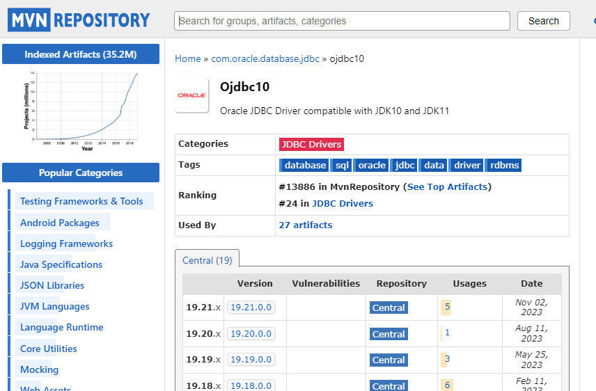 JSP 오라클DB연결, Maven