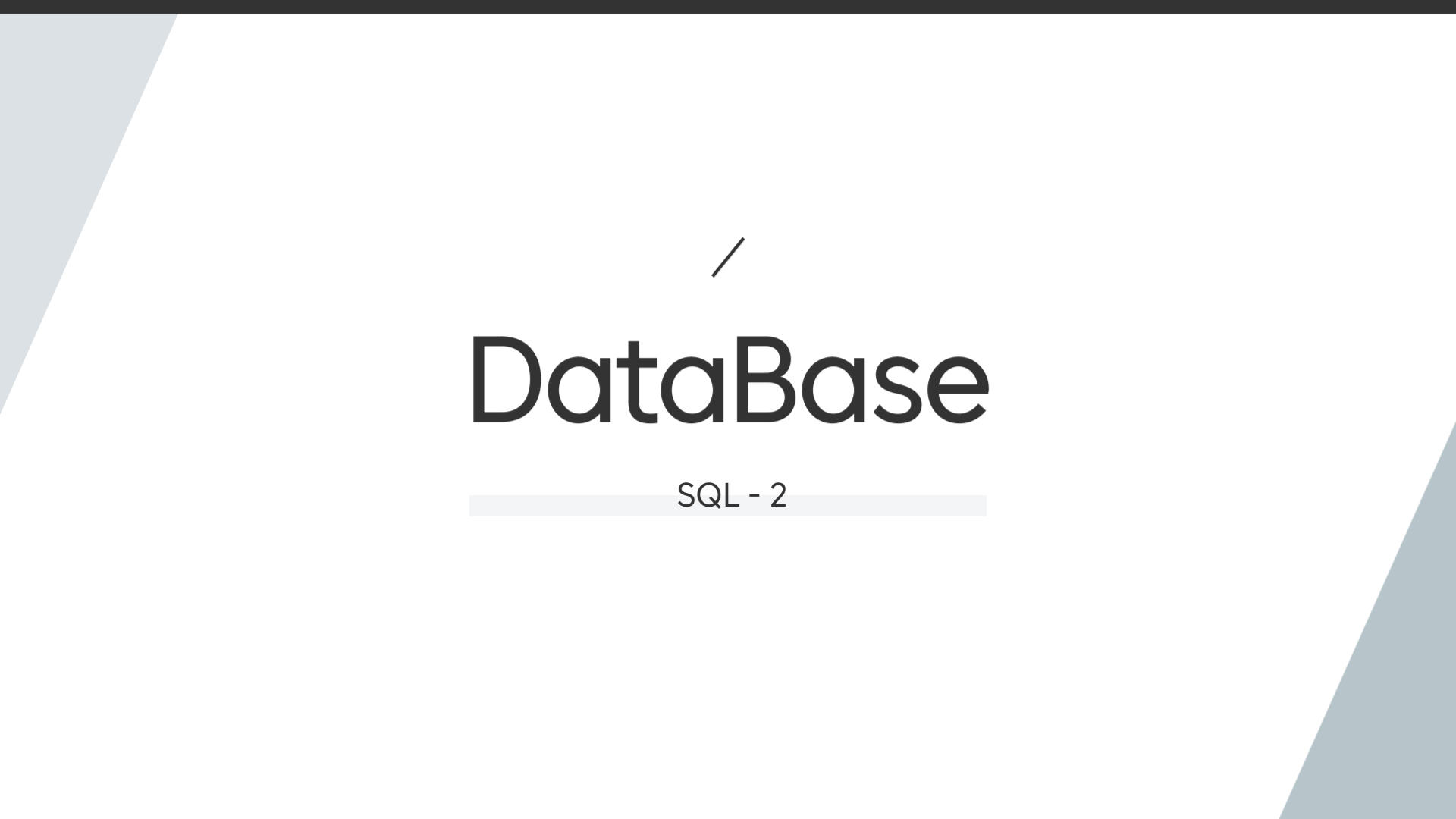 [DB] 4. SQL - 2