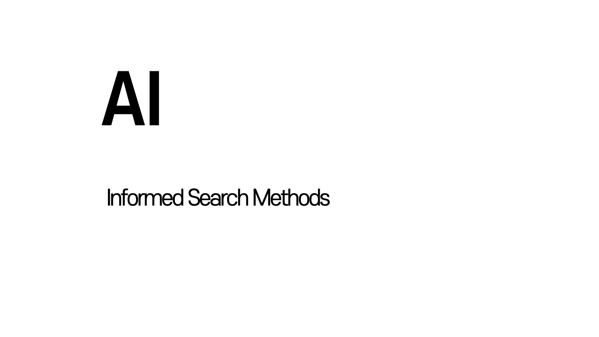 [AI] 3. Informed Search Methods