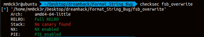 Dreamhack Format String Bug 